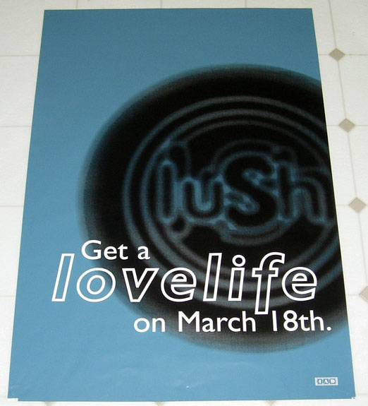 LUSH Remembered - Memorabilia - Posters and Flyers